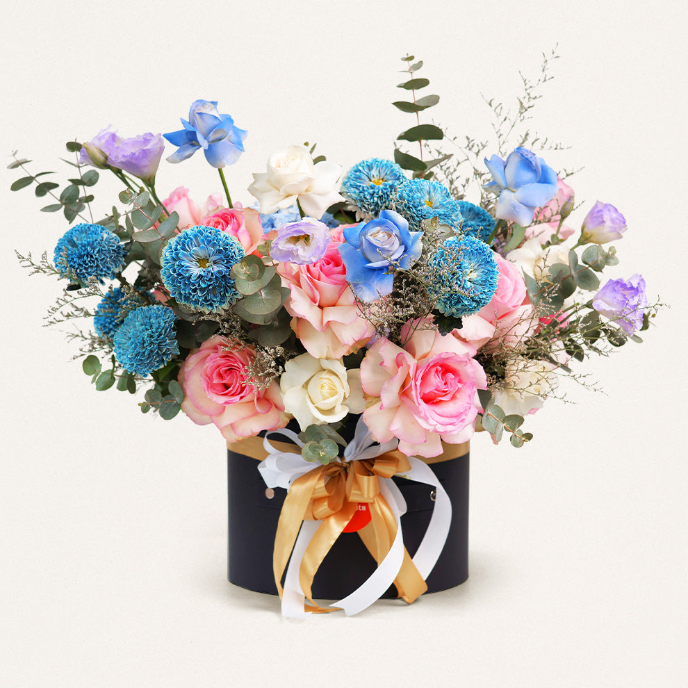 Bloom Box Bunga Mawar Nicole | Three Bouquets