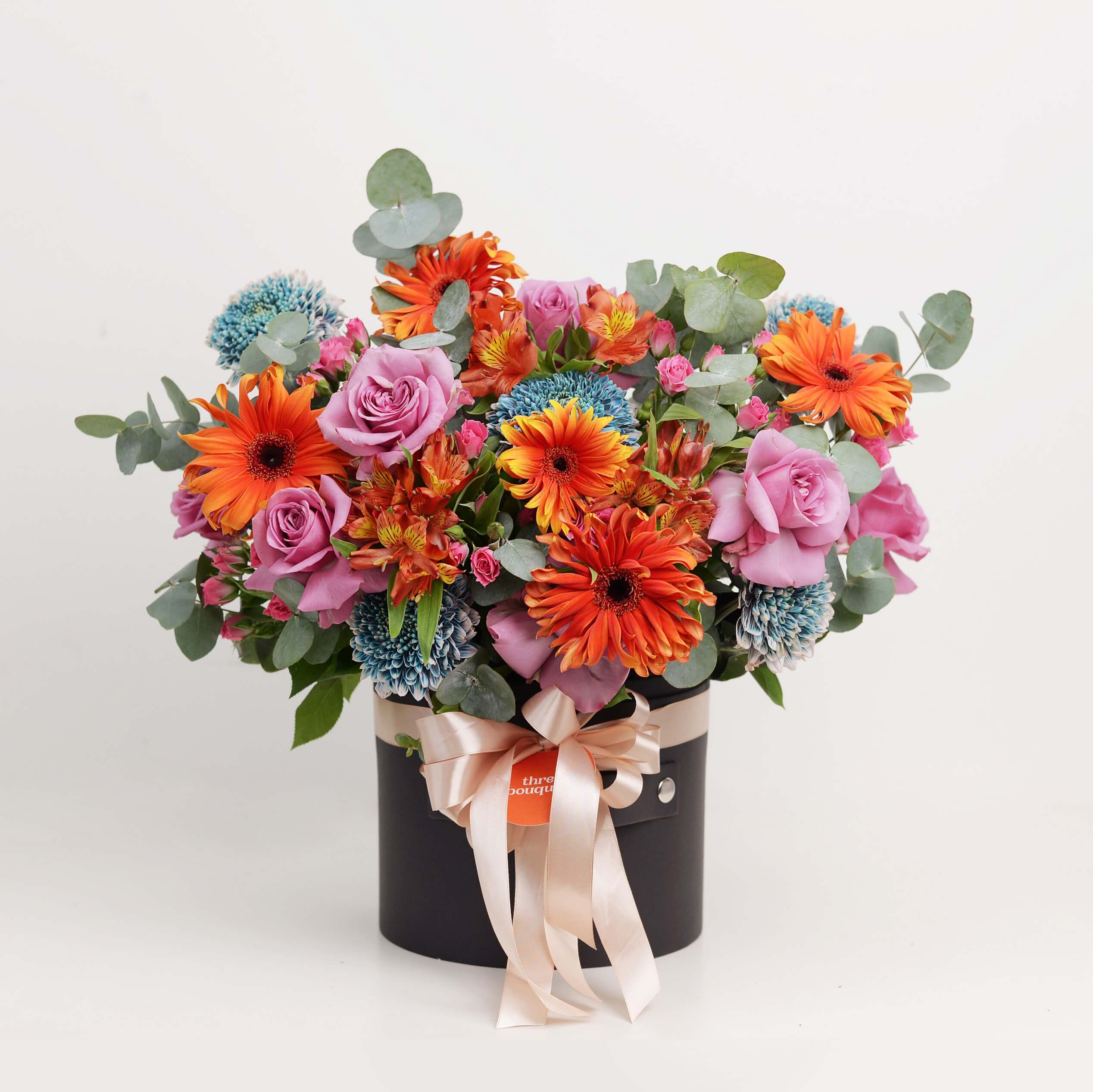 Bloombox Bunga Gerbera Siena | Three Bouquets