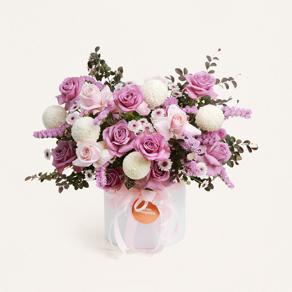 Bloom Box Bunga Mawar Mirabel | Three Bouquets