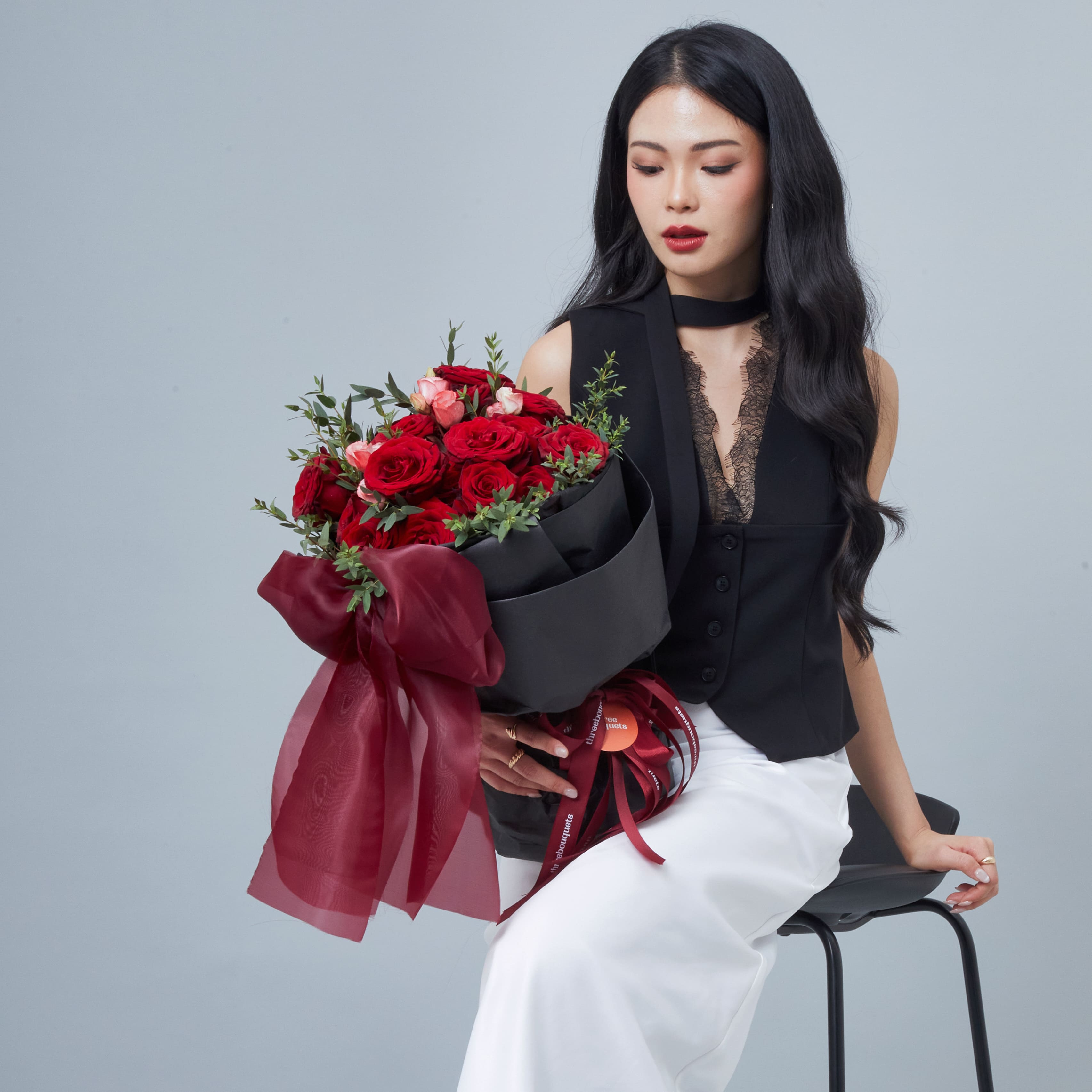 Buket Bunga Mawar Merah Forever Love | Treebouquets – Three Bouquets