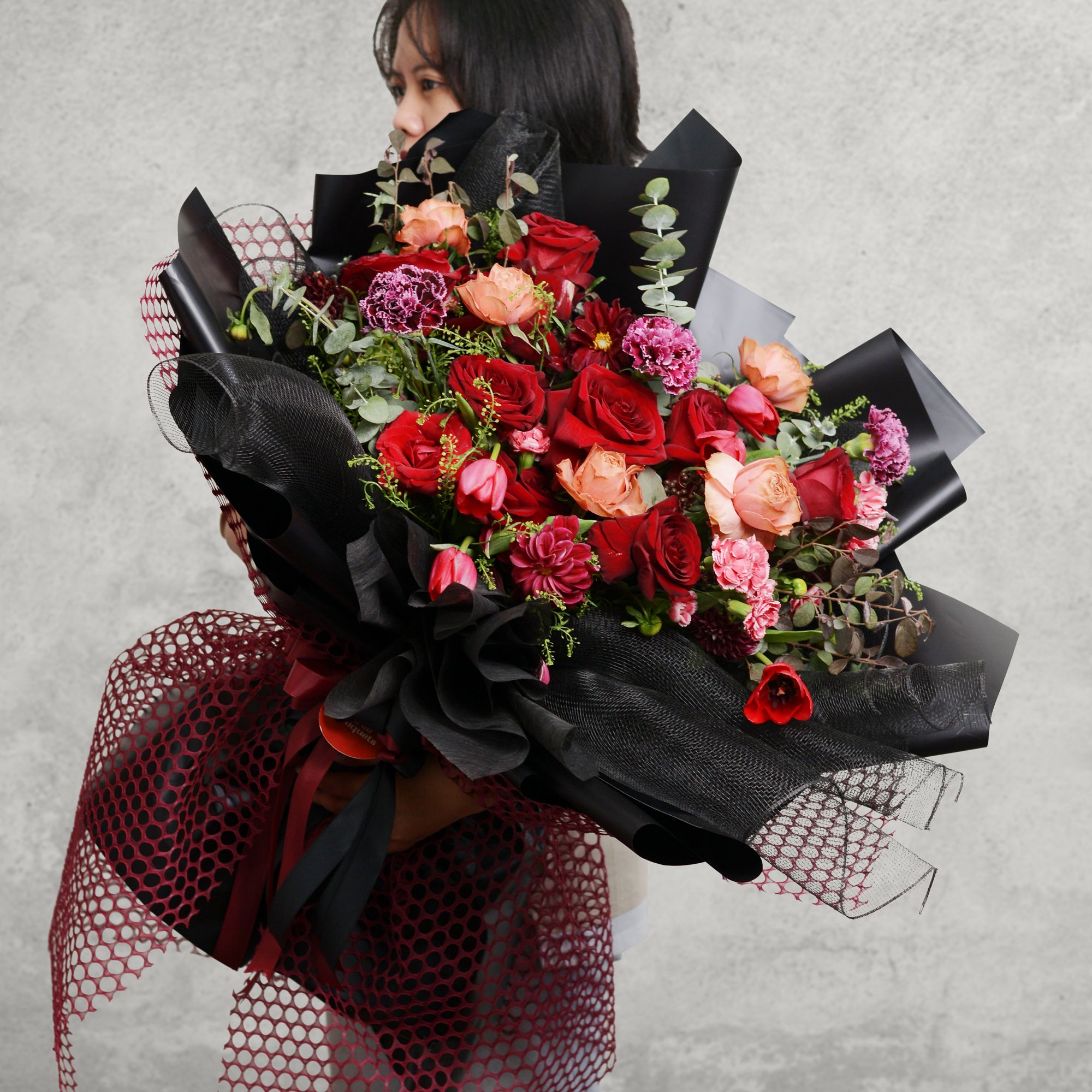 Buket Bunga Mawar Merah Jakarta | Three Bouquets