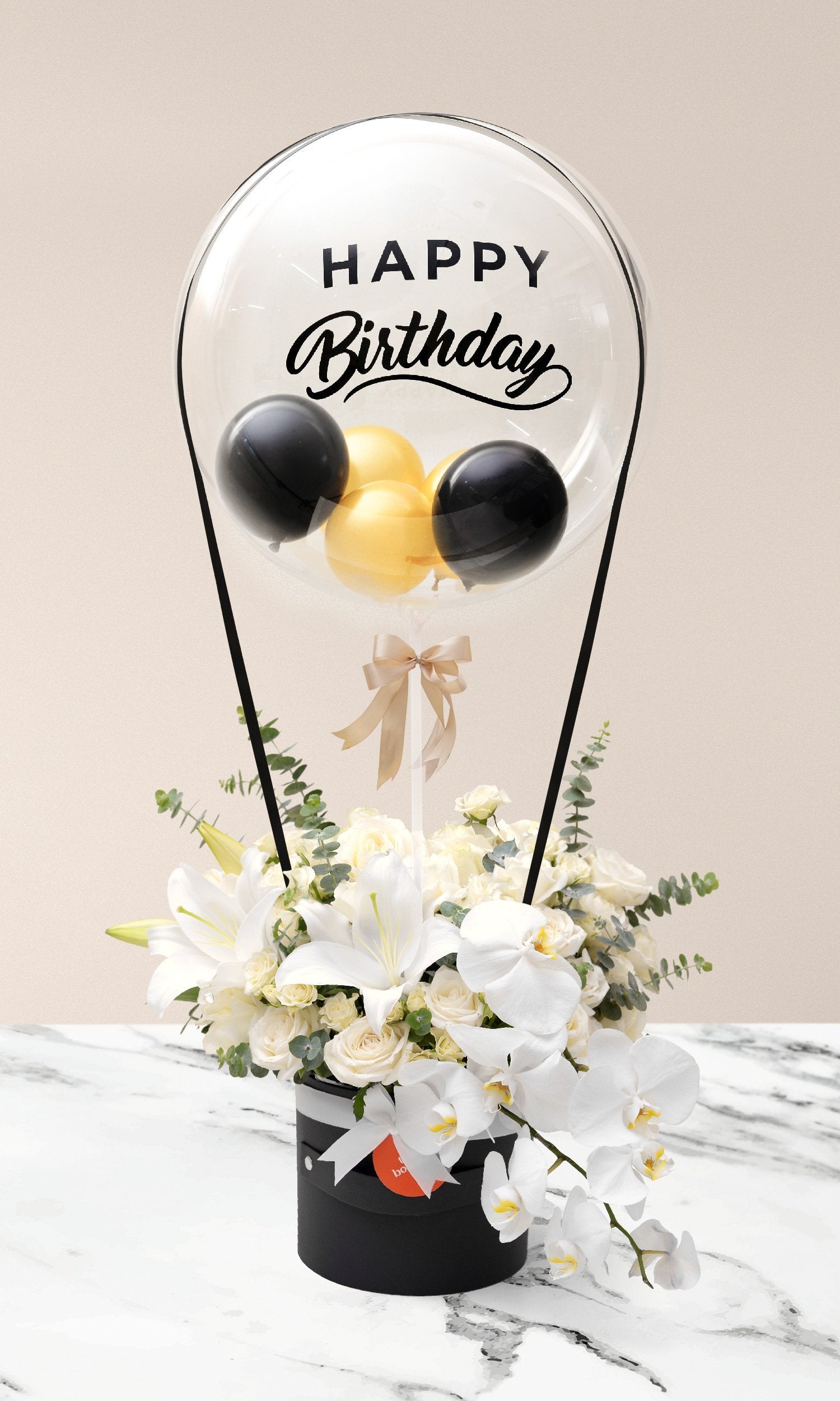 Bloom Box Bunga Anggrek Amira Jakarta | Three Bouquets