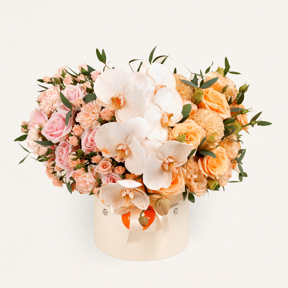 Bloom Box Bunga Mawar Stella | Three Bouquets